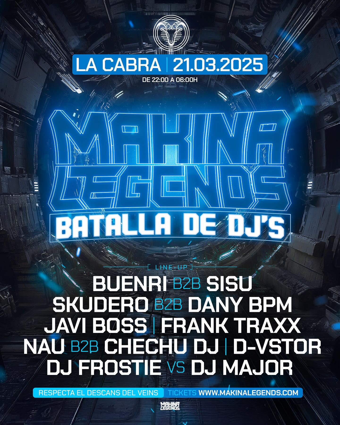 La Cabra - Makina Legends Batalla de Djs - KICKSHOW